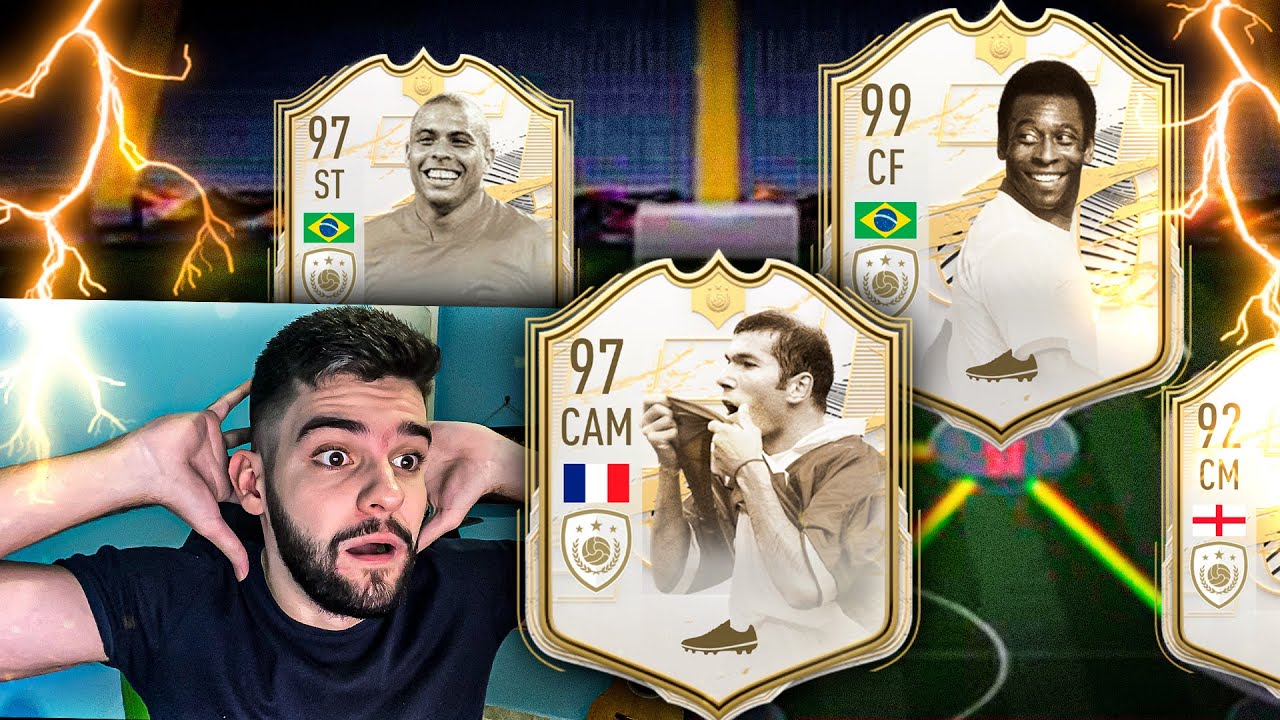 TIME FULL ICON no FUT DRAFT 195!!! 11x ICONS!! FIFA 21 - YouTube