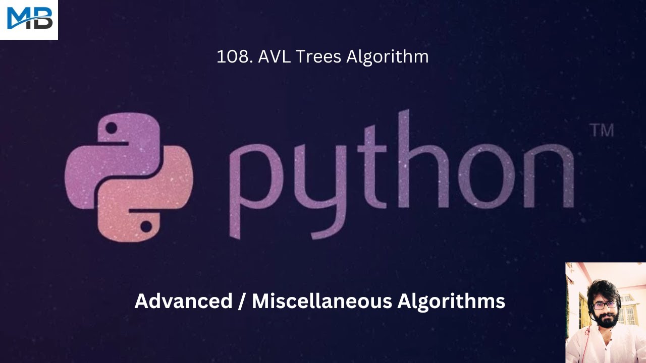 108. AVL Tree Algorithm in python - YouTube