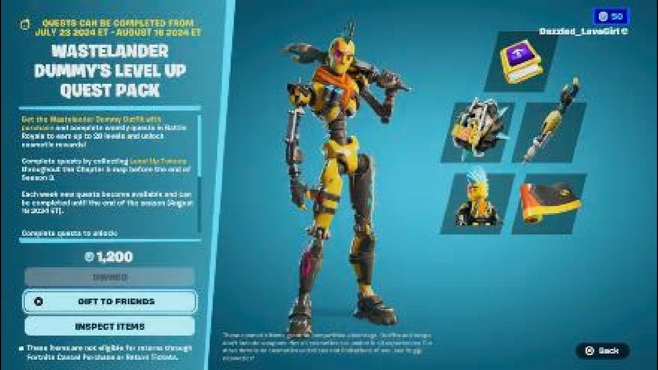 Wastelander Dummy's Level up Quest Pack ( Week Three ) - YouTube