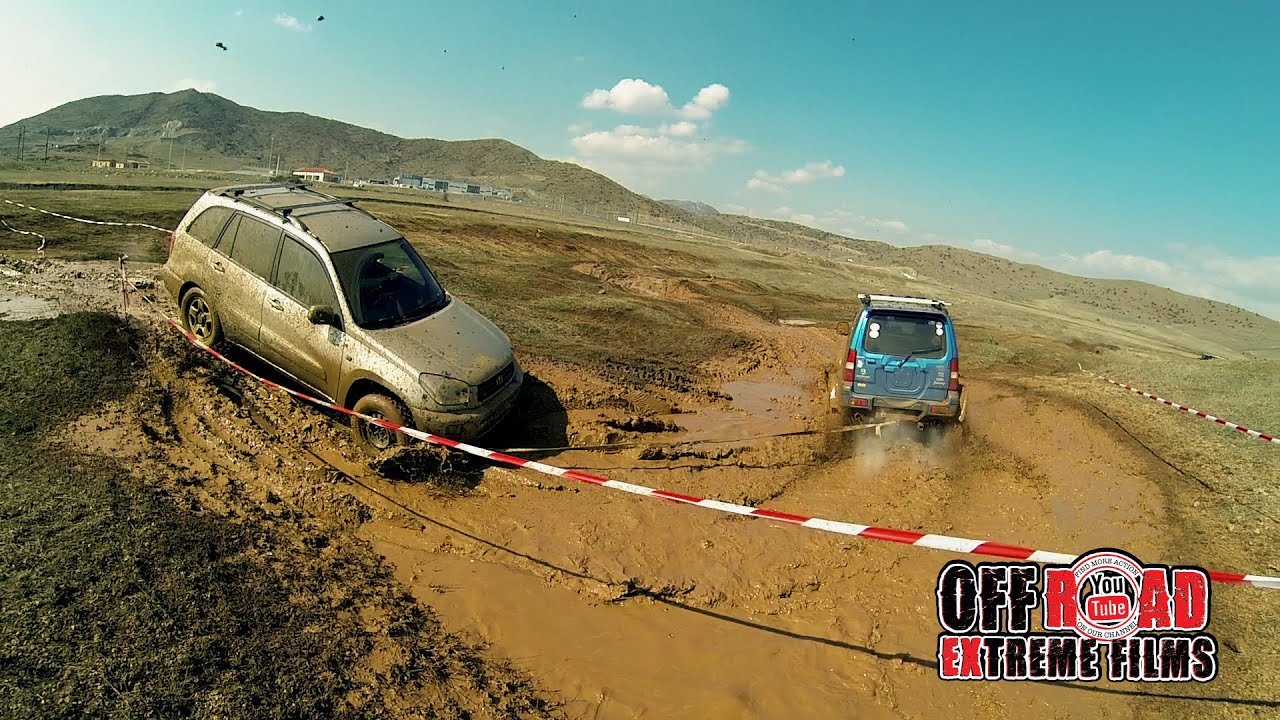 off road fun with studded tires Part II - YouTube