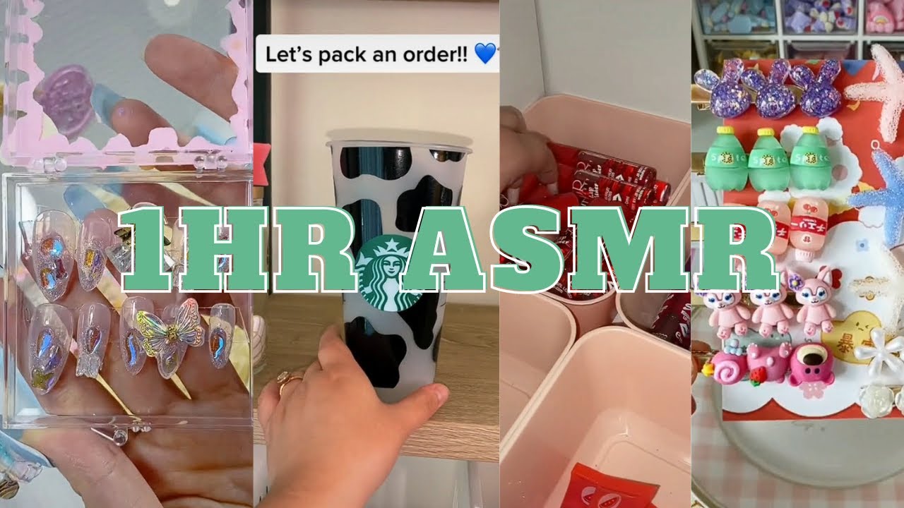 ASMR Packing Orders Longer version #18 - YouTube