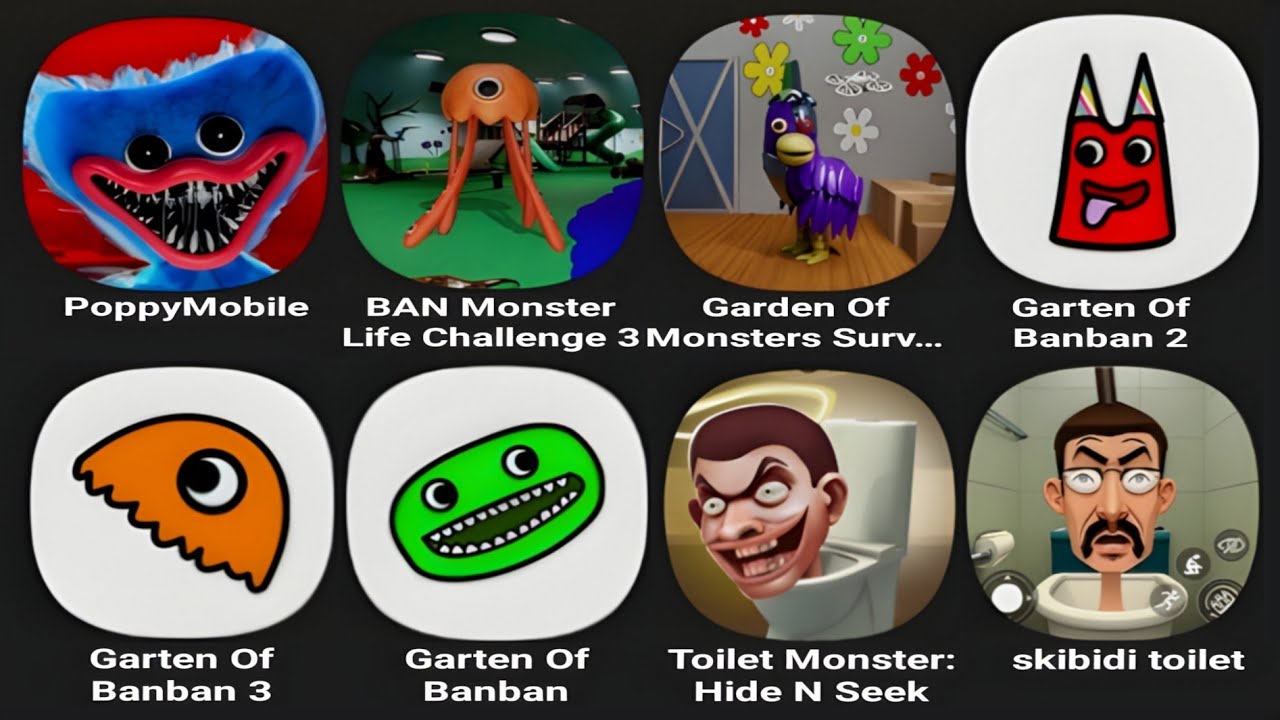 Poppy Mobile, BAN Monster Life Challenge 3, Garten Of Monsters, Garten ...