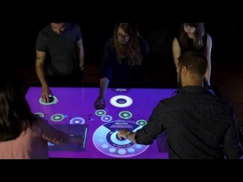 Tangible Engine Object Recognition Software on Ideum Colossus Touch Table - YouTube