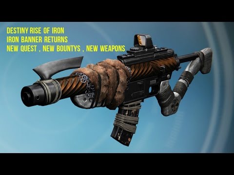 Destiny Rise Of Iron : Iron Banner Returns- The Unbent Tree Auto Rifle ...