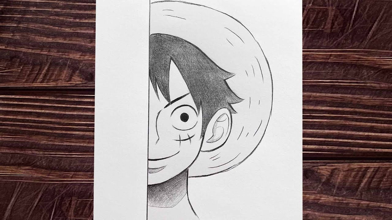How to draw Luffy - [One Piece] | Easy to draw - YouTube