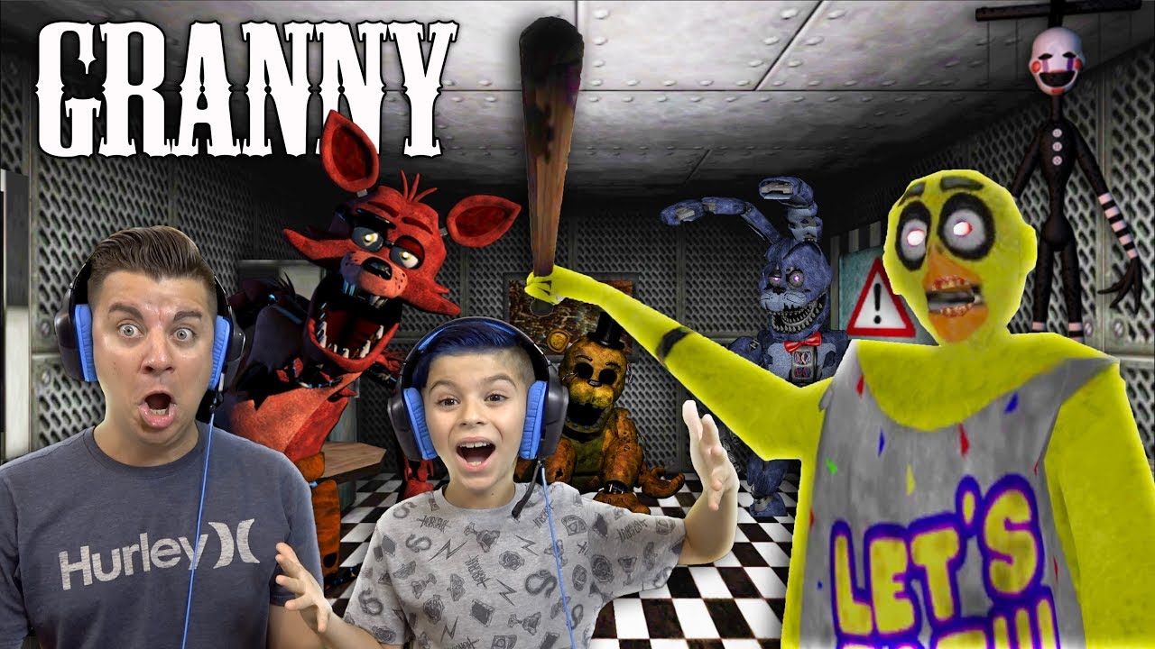 FIVE NIGHTS AT GRANNY'S! FNAF Granny Mod Gameplay - YouTube
