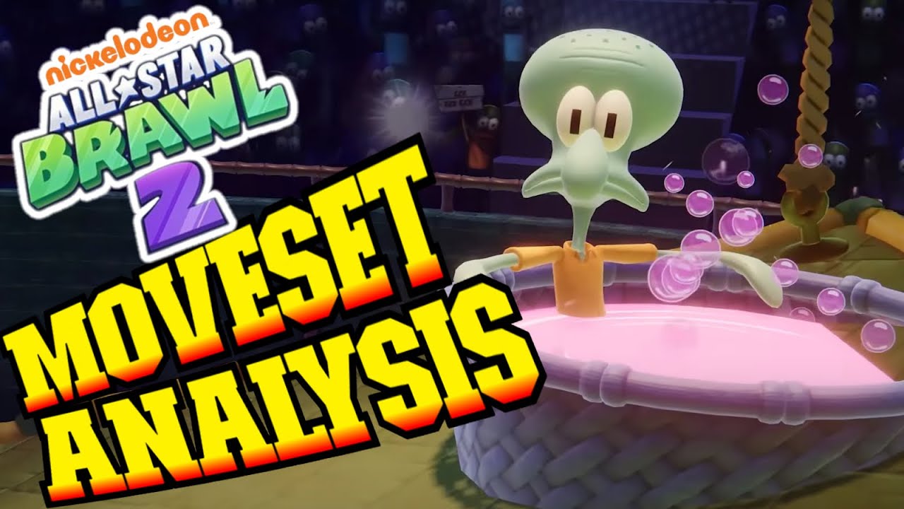 Squidward MOVESET ANALYSIS | Nickelodeon All Star Brawl 2 - YouTube