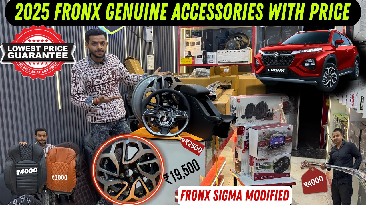 2025 Fronx Genuine Accessories With Price Fronx Sigma Modified Fronx ...
