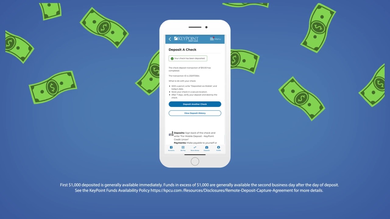 KeyPoint Credit Union Mobile Check Deposit YouTube KeyPoint Credit Union Mobile Check Deposit YouTube