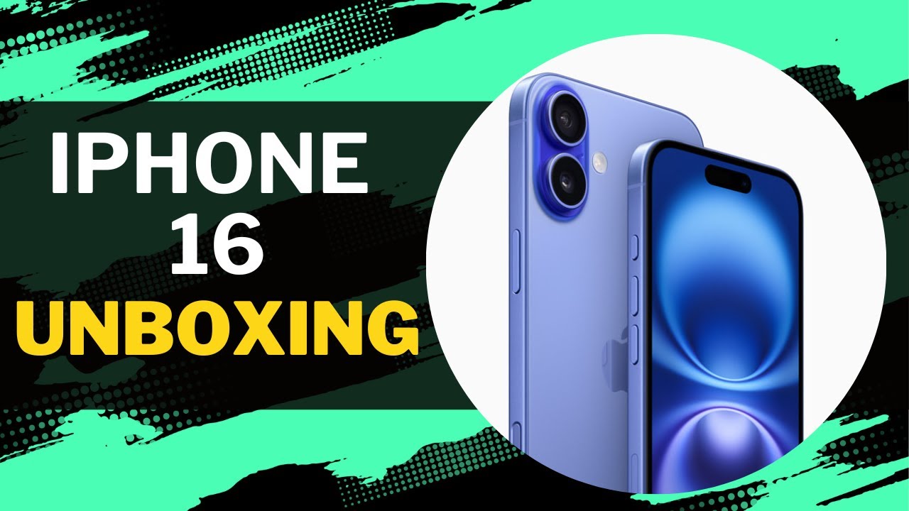 Apple iPhone 16 - UNBOXING! #IPHONE16 - YouTube