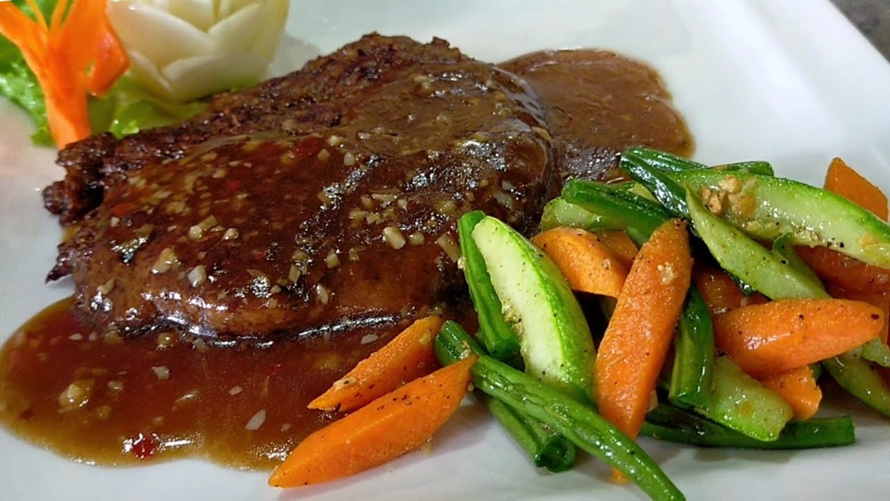 Beef steak recipe || in garlic butter sauce || perfect for Eid ||made ...
