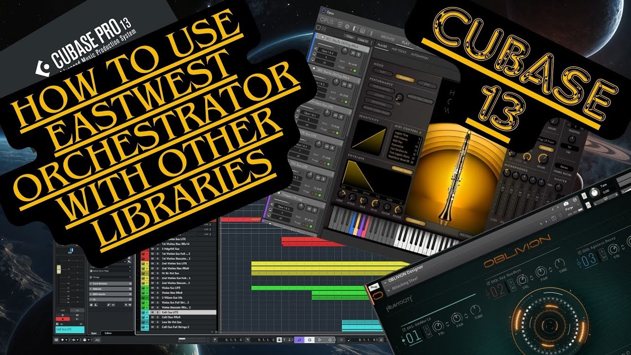 Cubase 13 Pro - How to use EastWest Orchestrator with other Libraries # ...