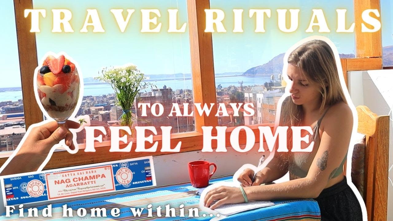 How to always FEEL AT HOME? My travel rituals - YouTube