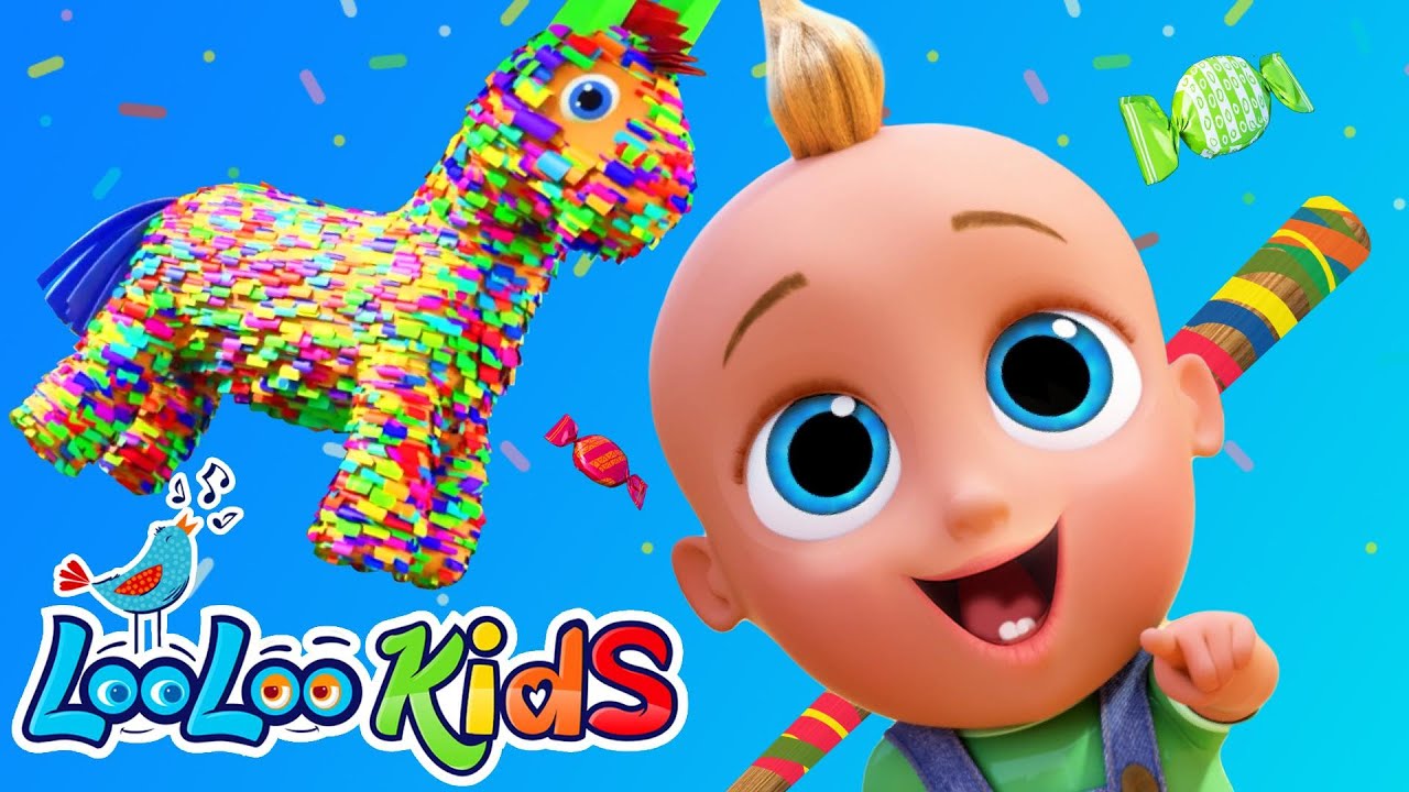 🍬🍬Break The Piñata - Sing Along Kids Songs - LooLoo Kids - YouTube