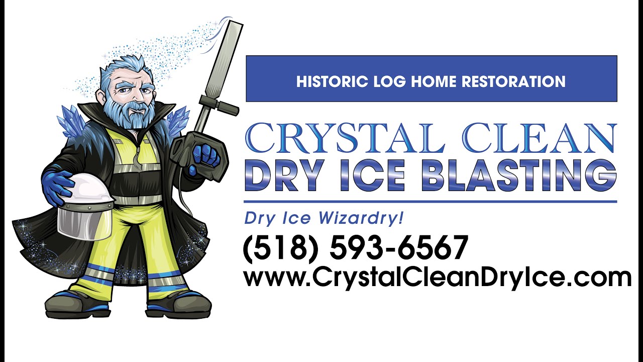Impressive Dry Ice Restoration of Historic Log Home - YouTube