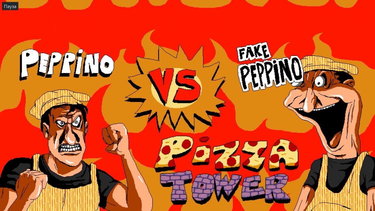 Pizza Tower: Peppino vs Fake Peppino -gameplay - YouTube