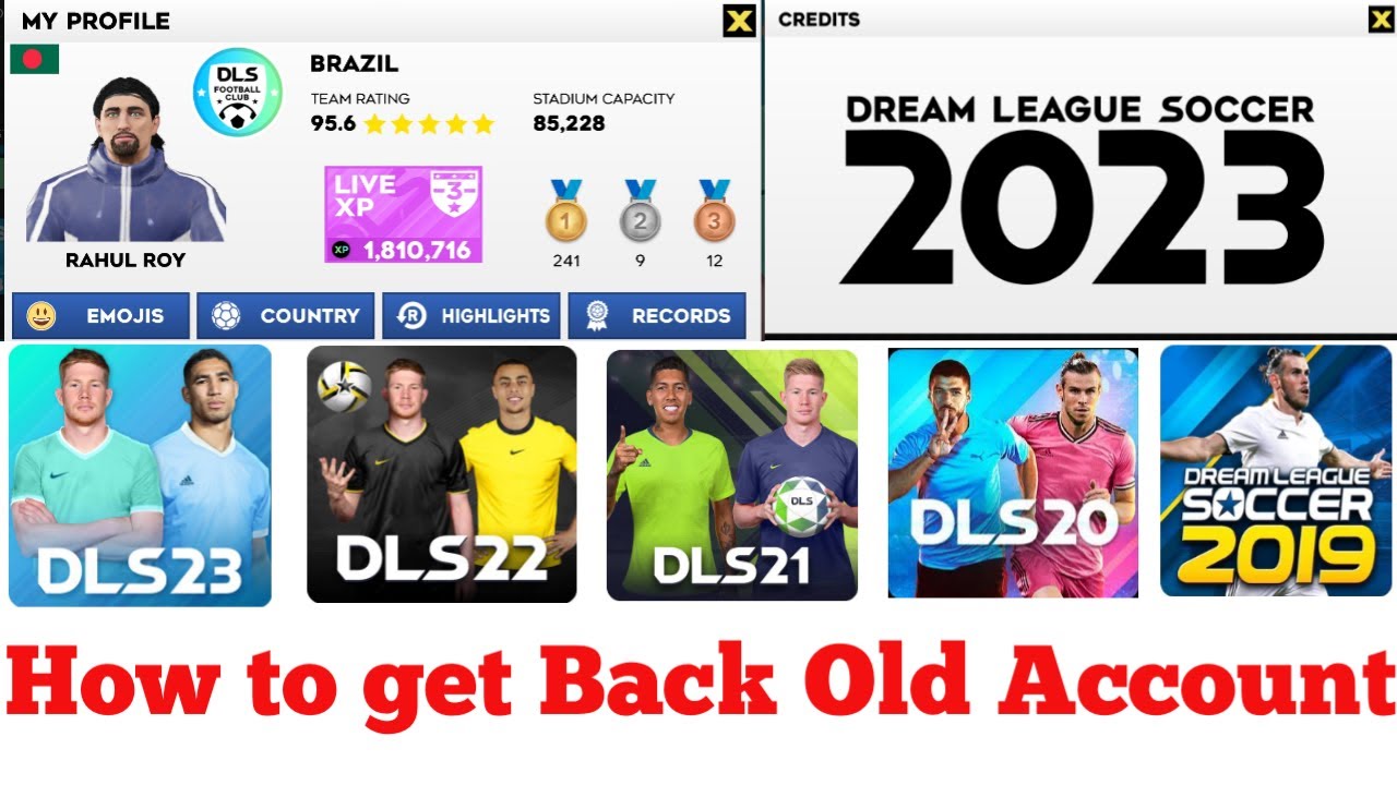 How to Get Back Old Account in DLS 23 - YouTube