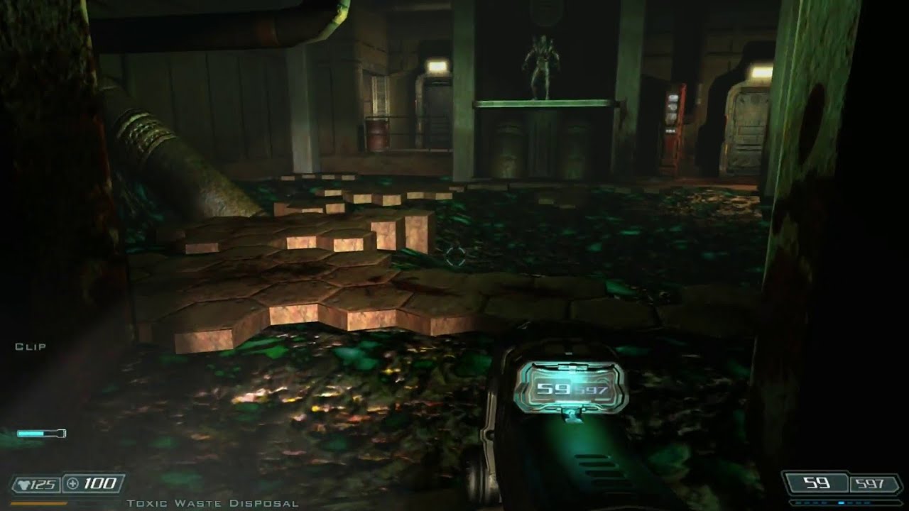 DOOM 3 BFG Edition Episode 4 - Toxic Waste Torments - YouTube