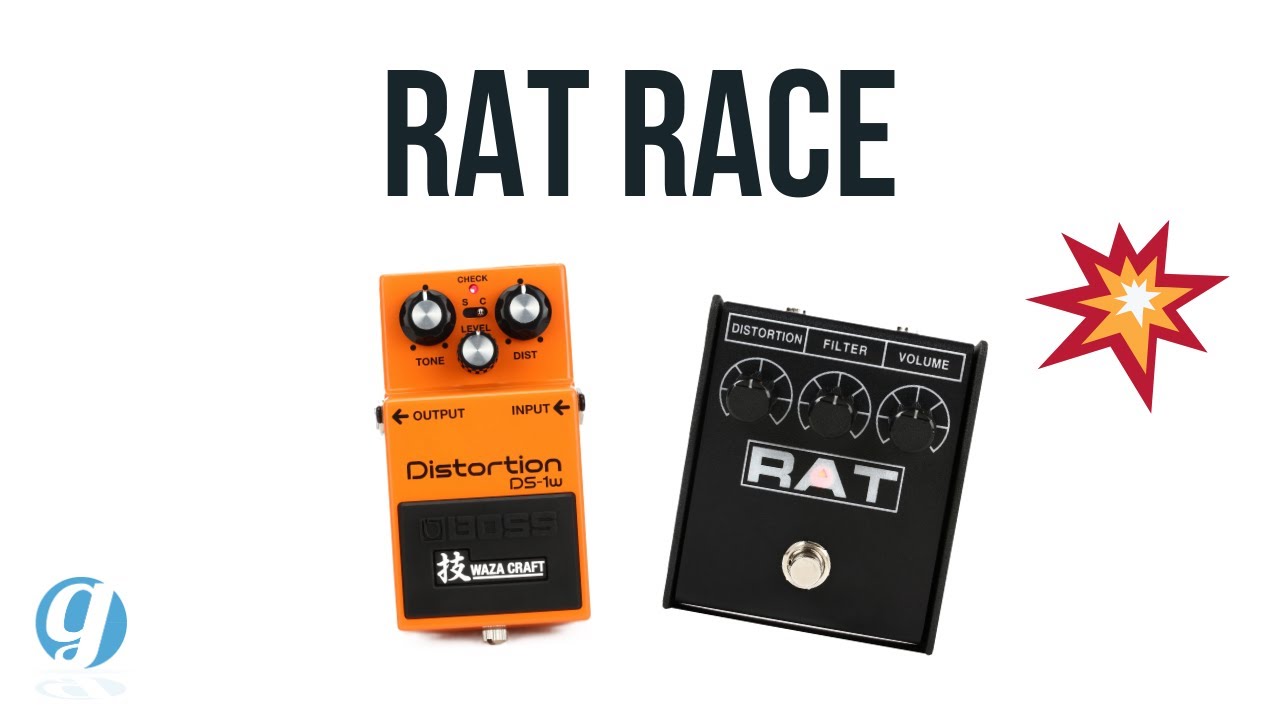 Boss DS-1W VS Pro Co RAT 2 TONE Comparison (NO Talking) # ...