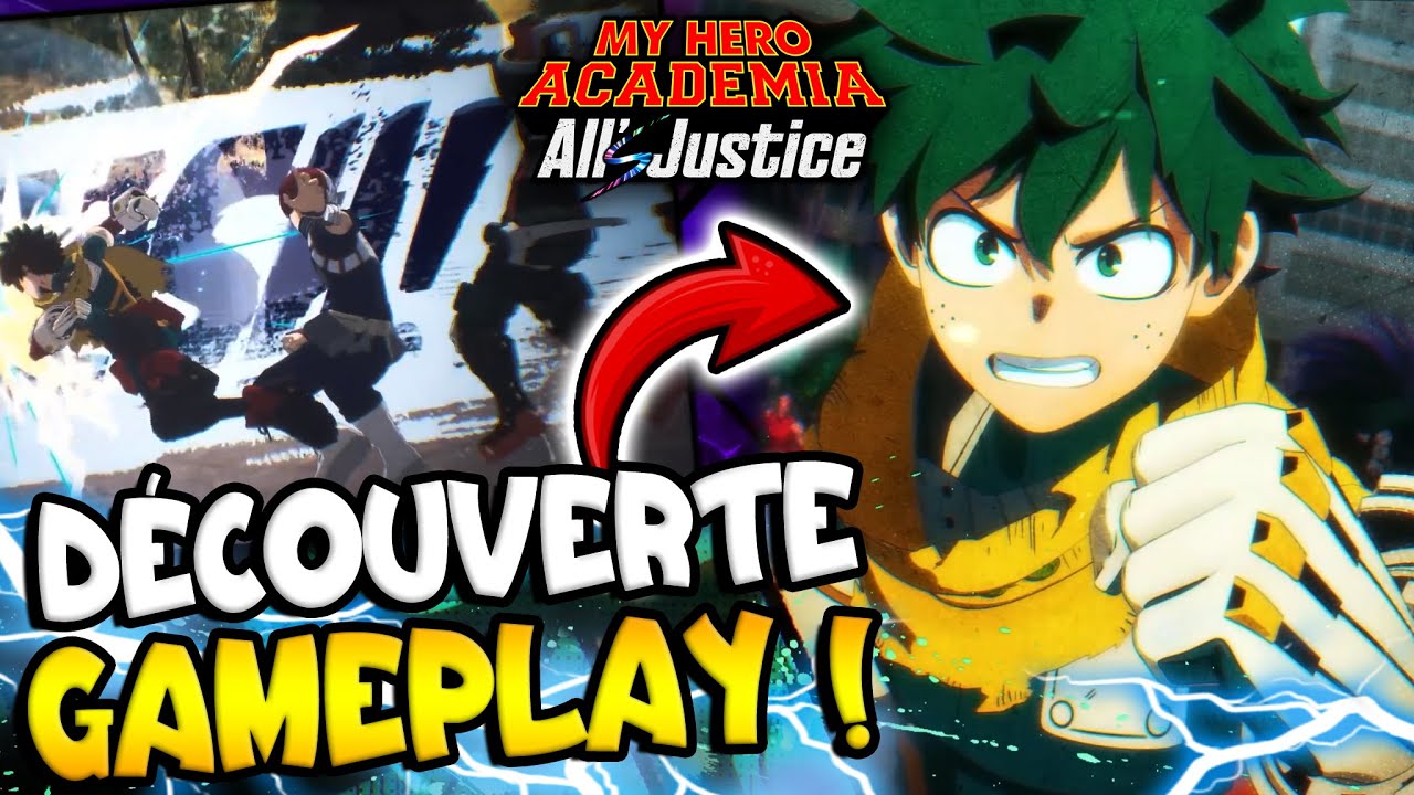 Je DÉCOUVRE le GAMEPLAY du NOUVEAU jeu MHA !! - YouTube