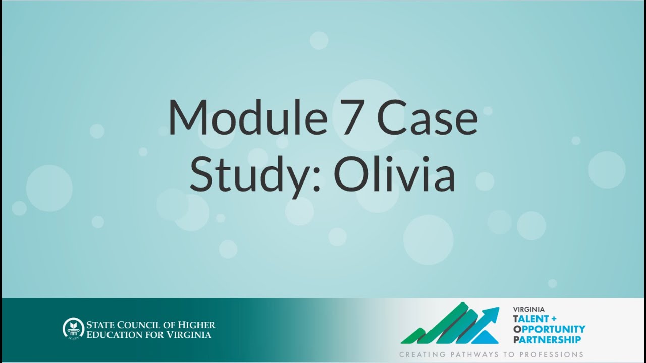 Module 7 Case Study: Olivia - YouTube