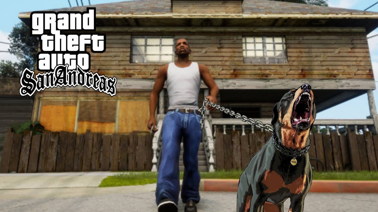 GTA San Andreas download Franklin dog mod mobile malayalm - YouTube