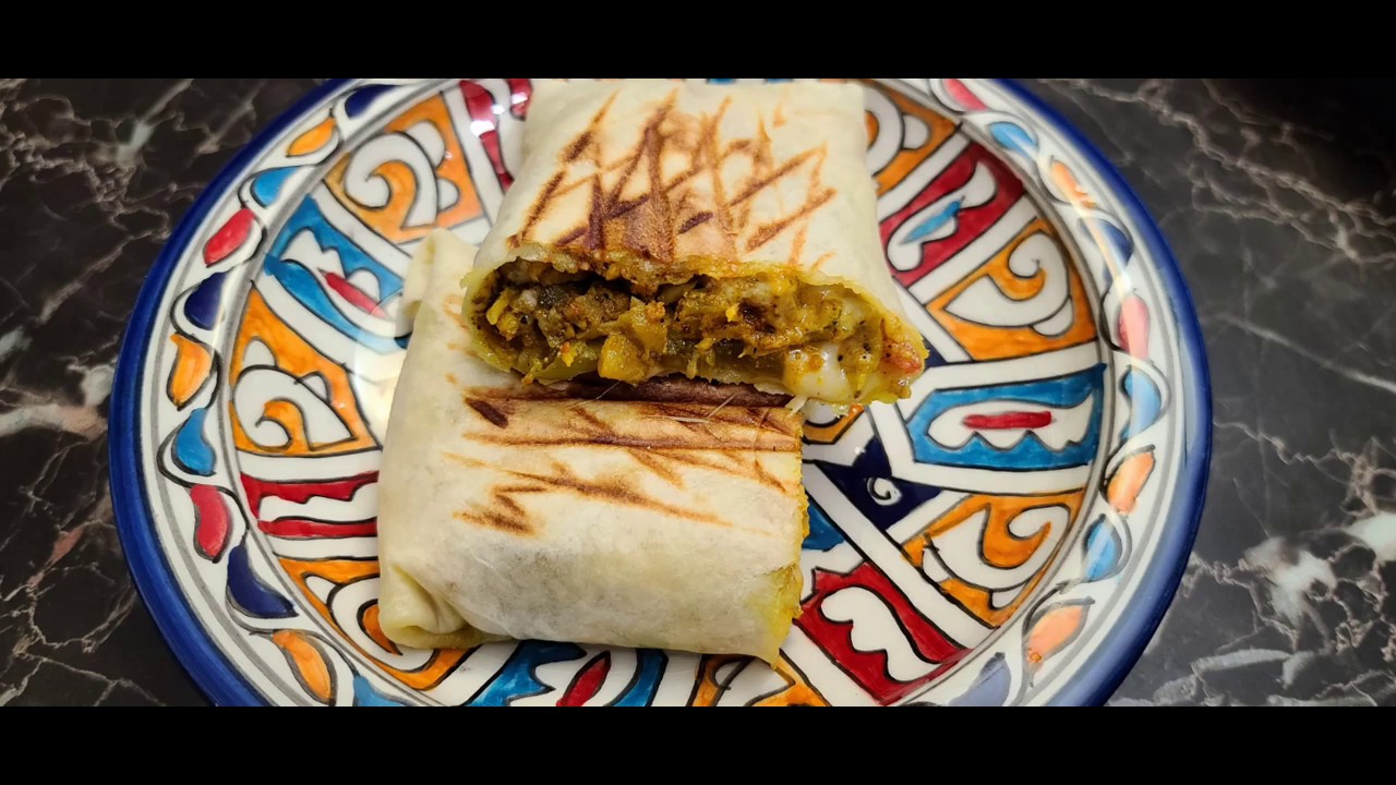 Easy Chicken Panini Wrap 🌯 - YouTube