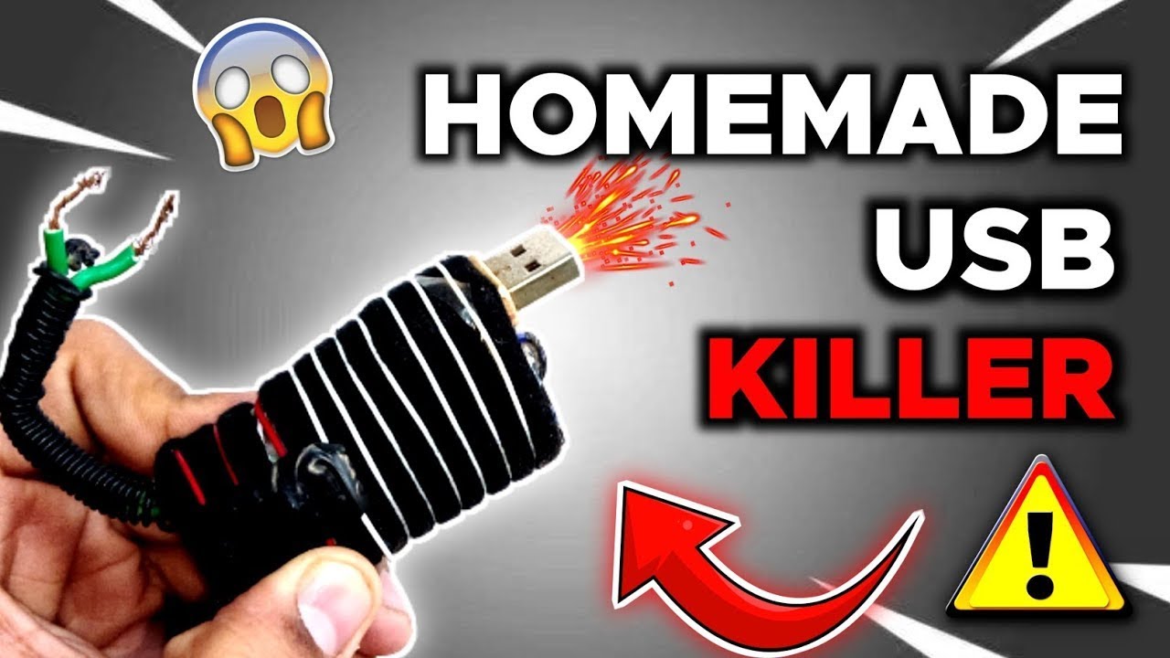 How to Make Usb Killer | Homemade Usb Killer | USB Killer Explained ...