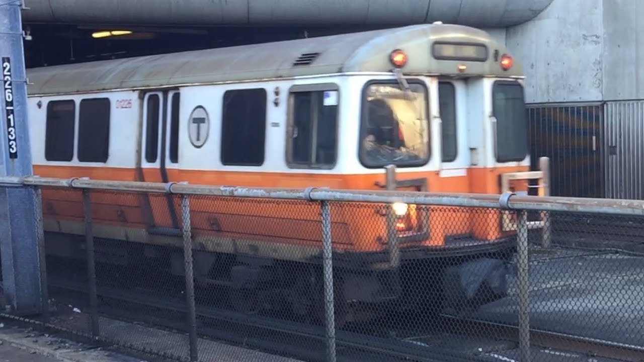 Morning MBTA Commuter, Orange Line & Amtrak action at Ruggles - YouTube