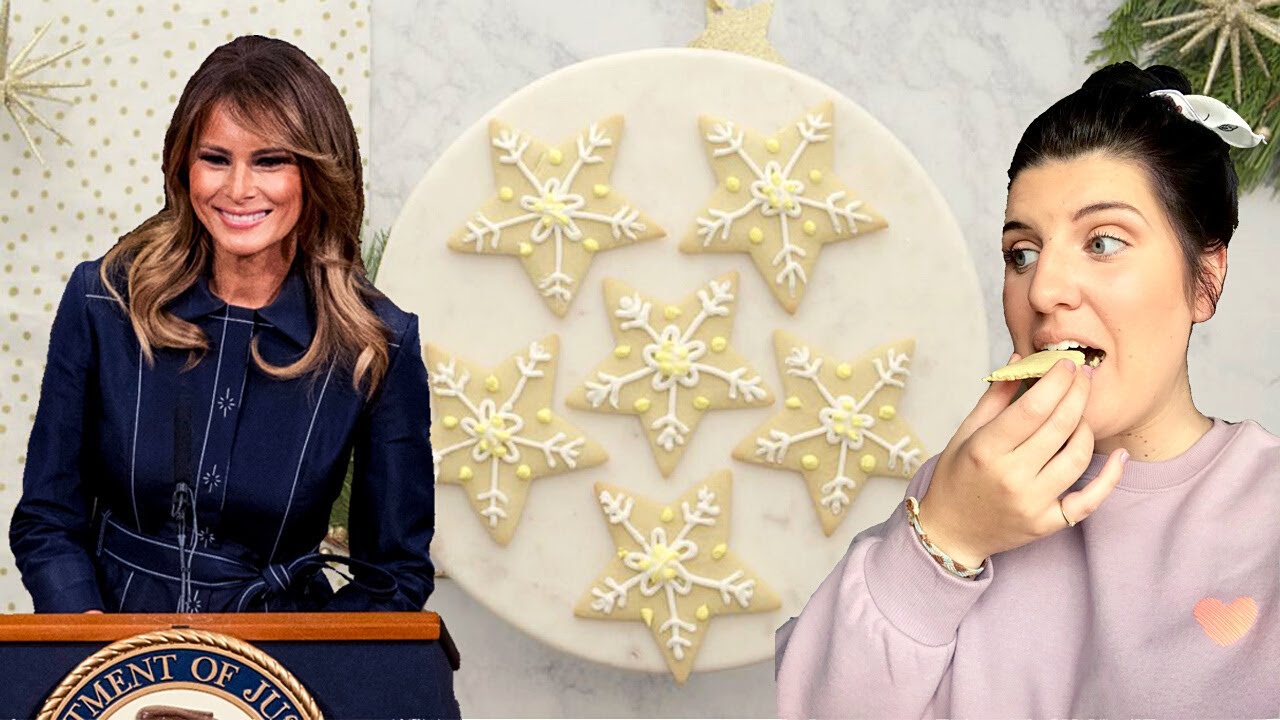 I MADE FIRST LADY MELANIA TRUMPS SUGAR COOKIE RECIPE - YouTube