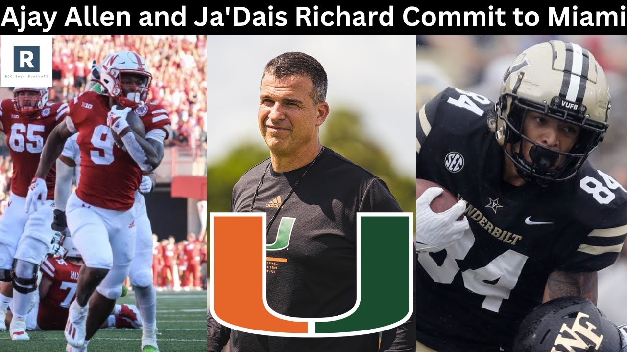 Ajay Allen and Ja'Dais Richard Commit to Miami | Hurricanes Getting ...
