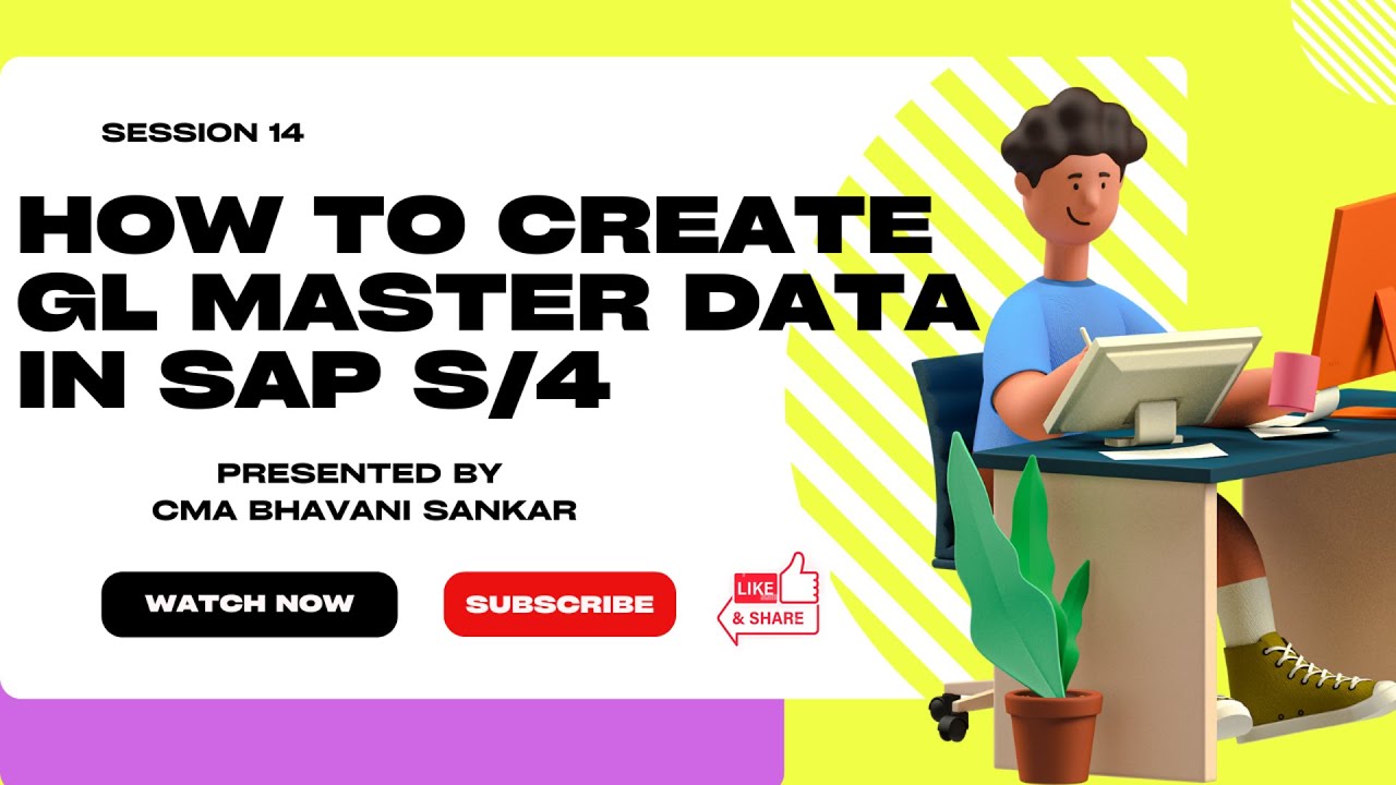 GL Master data creation in SAP S/4 HANA FICO - YouTube