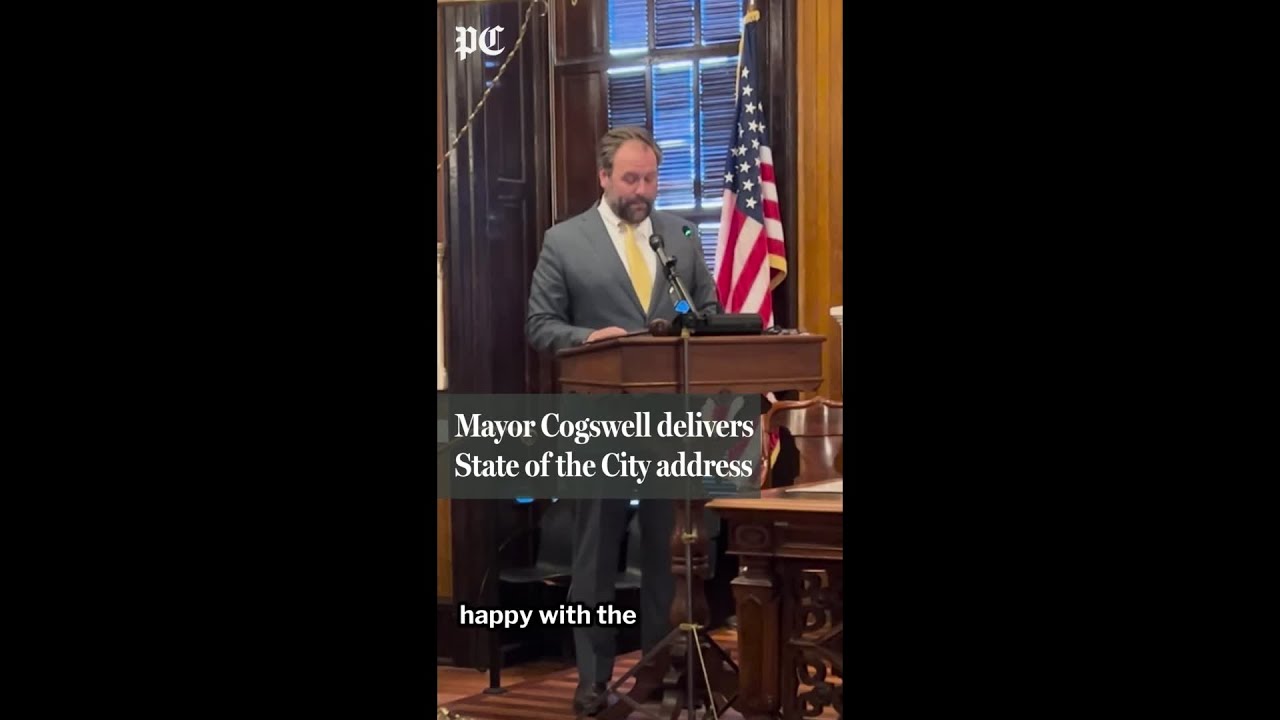 Mayor Cogswell delivers State of the City address - YouTube