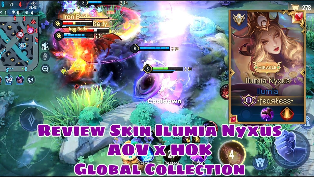 [NO BGM] Review Skin Ilumia Nyxus|| Arena Of Valor | Liên Quân | RoV ...