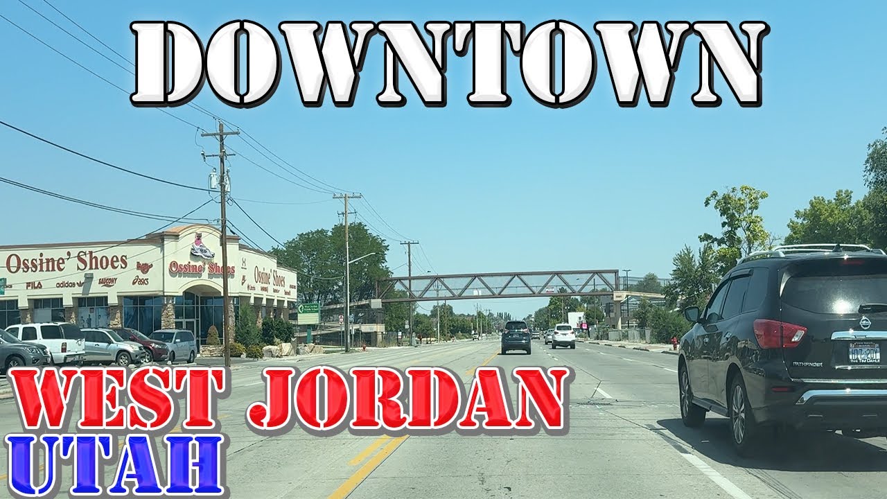 West Jordan - Utah - 4K Downtown Drive - YouTube