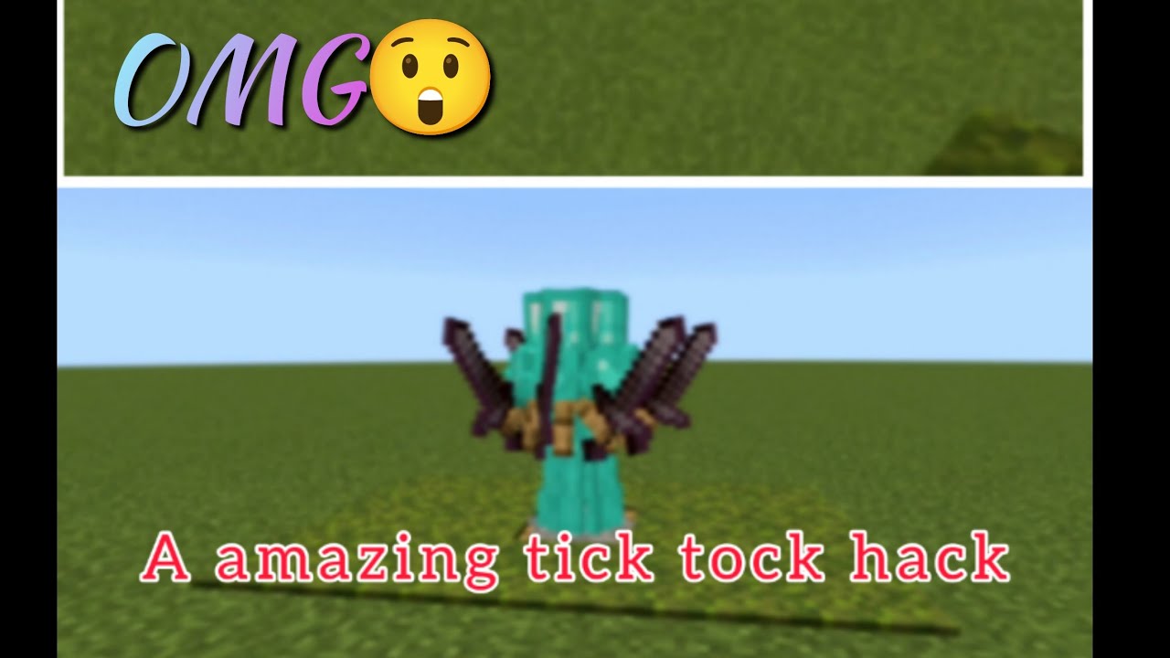 how to make a amazing tick tock hack in minecraft#minecraft - YouTube