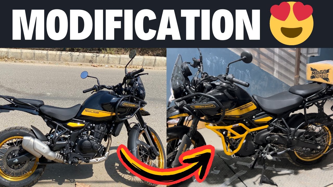 Installing Best Accessories & Modification for Himalayan 450 |At ...