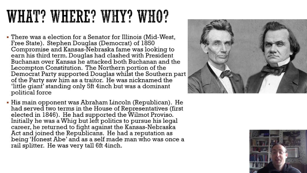 1858 Lincoln Douglas Debates - YouTube