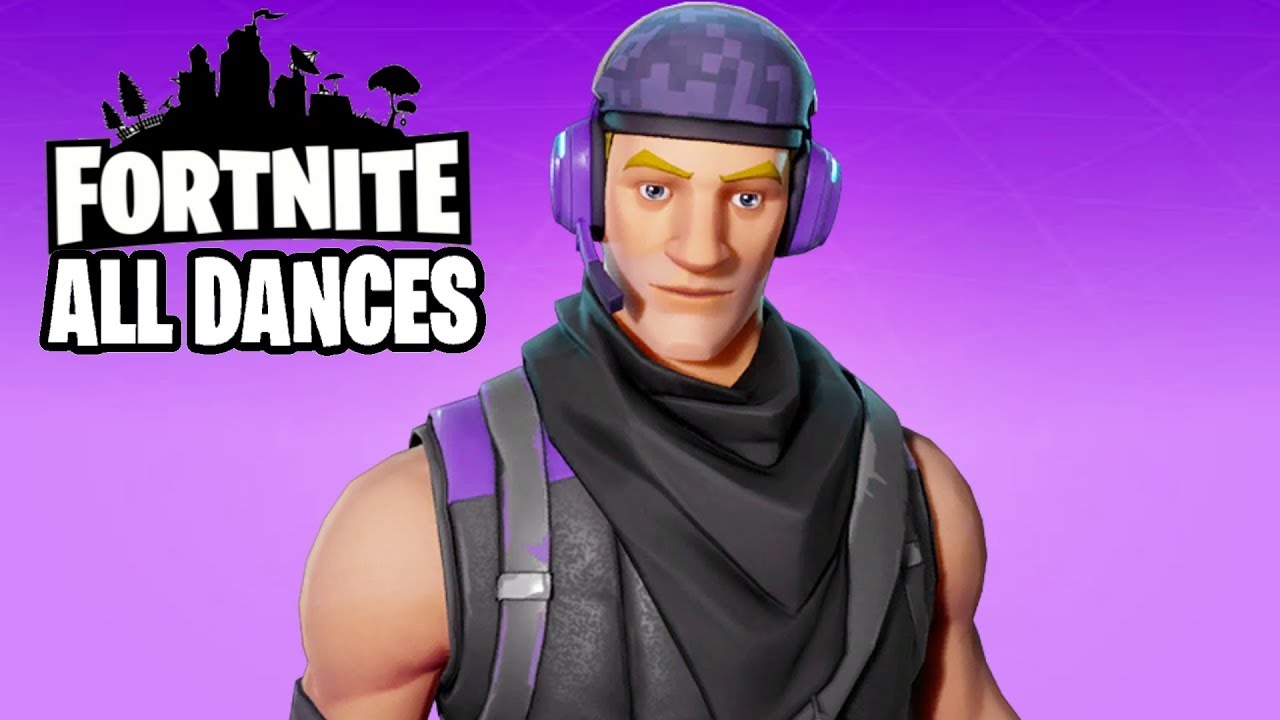 Fortnite Sub Commander Epic Performs All Dances Season 1-5 - YouTube