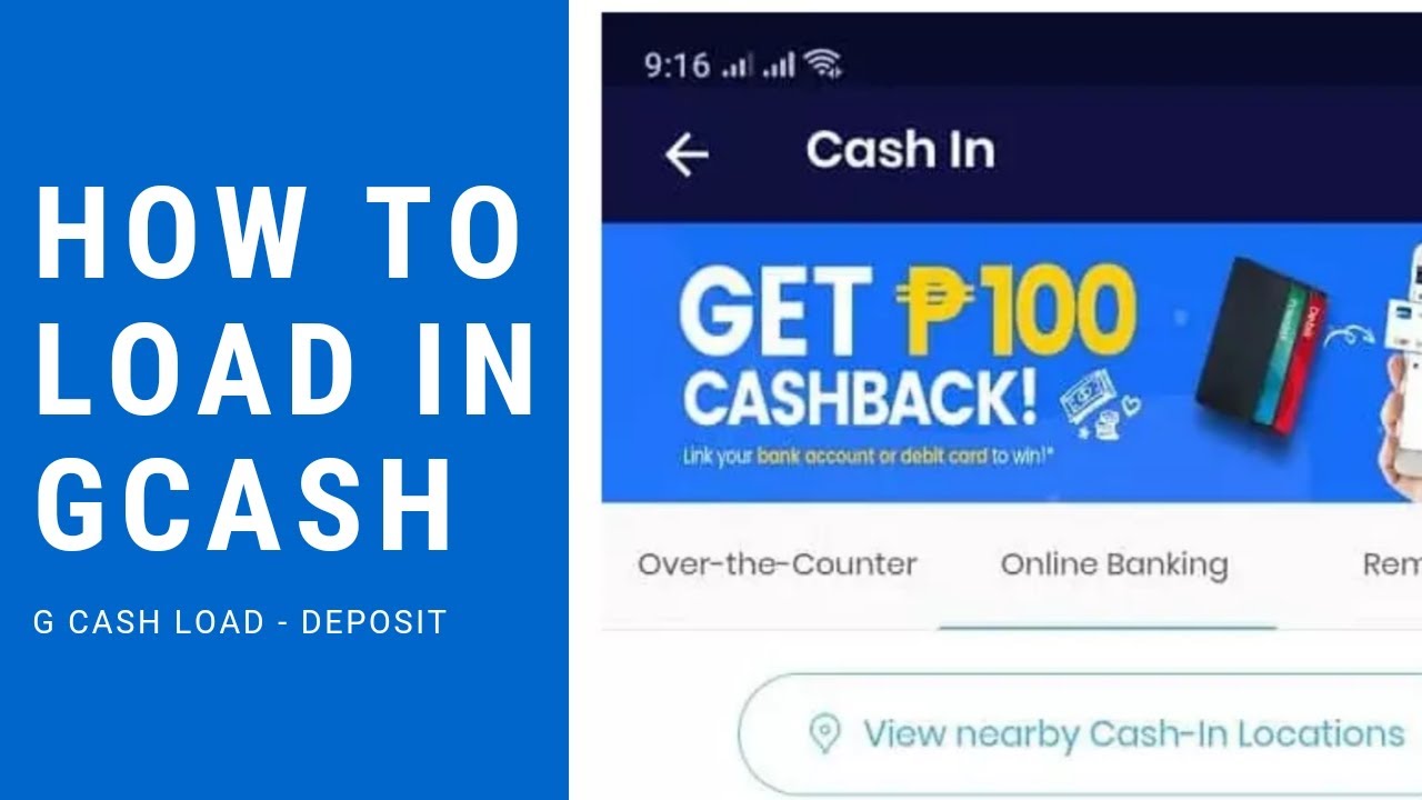 HOW TO LOAD AND CASH IN YOUR G CASH ACCOUNT | TEAM PALANGGA - YouTube