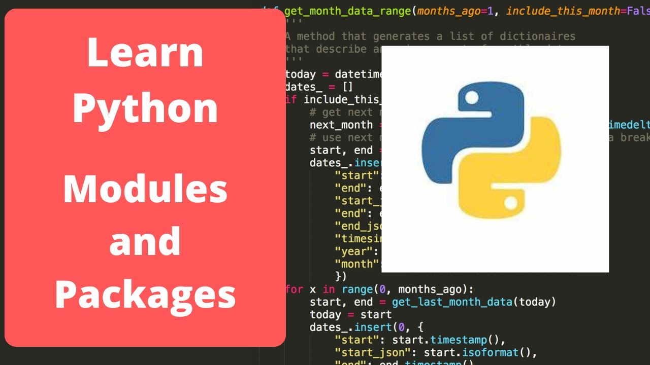 Python Modules And Packages Python Programming For Beginners Youtube 9990