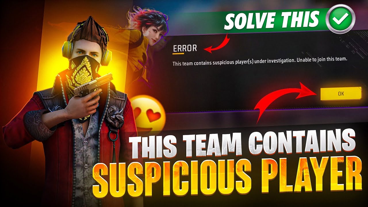 THIS TEAM CONTAINS SUSPICIOUS (PLAYERS) UNDER INVESTIGATION UNABLE TO ...
