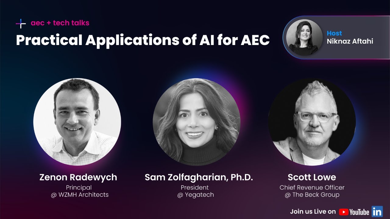 Practical Applications of AI for AEC - AEC+tech talk #17 - YouTube