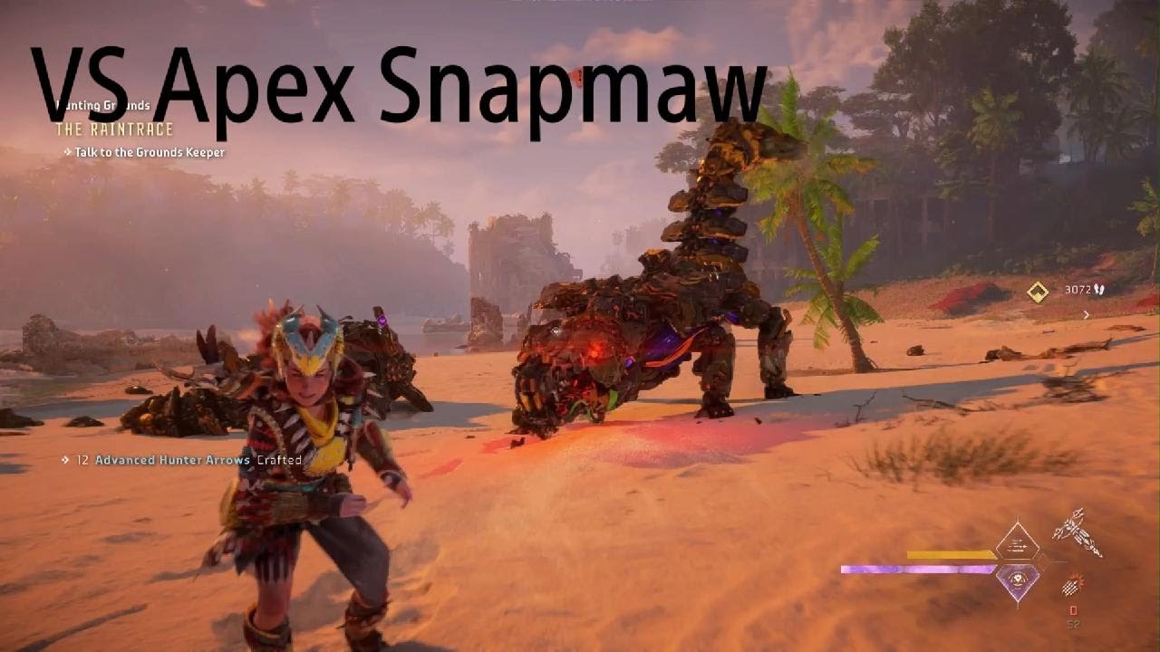 Aloy VS Snapmaw | Horizon Forbidden West - YouTube