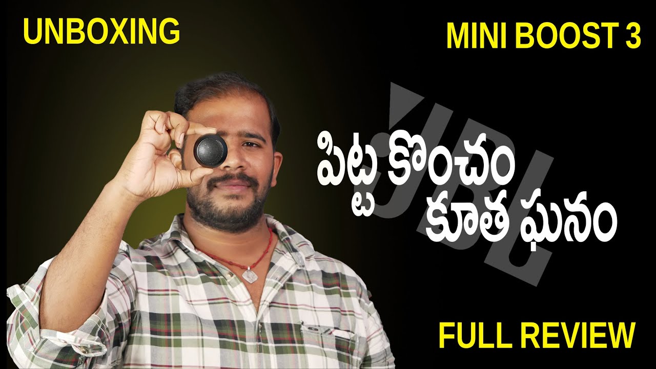 JBL MINI BOOST 3 4D WIRELESS SPEAKER QUICK REVIEW RS 400/- rs - YouTube