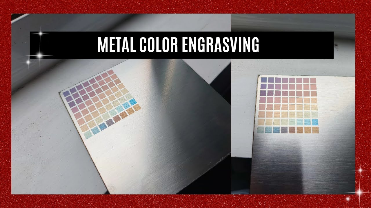 JPT 100W Laser Color Engraving On Metal - YouTube