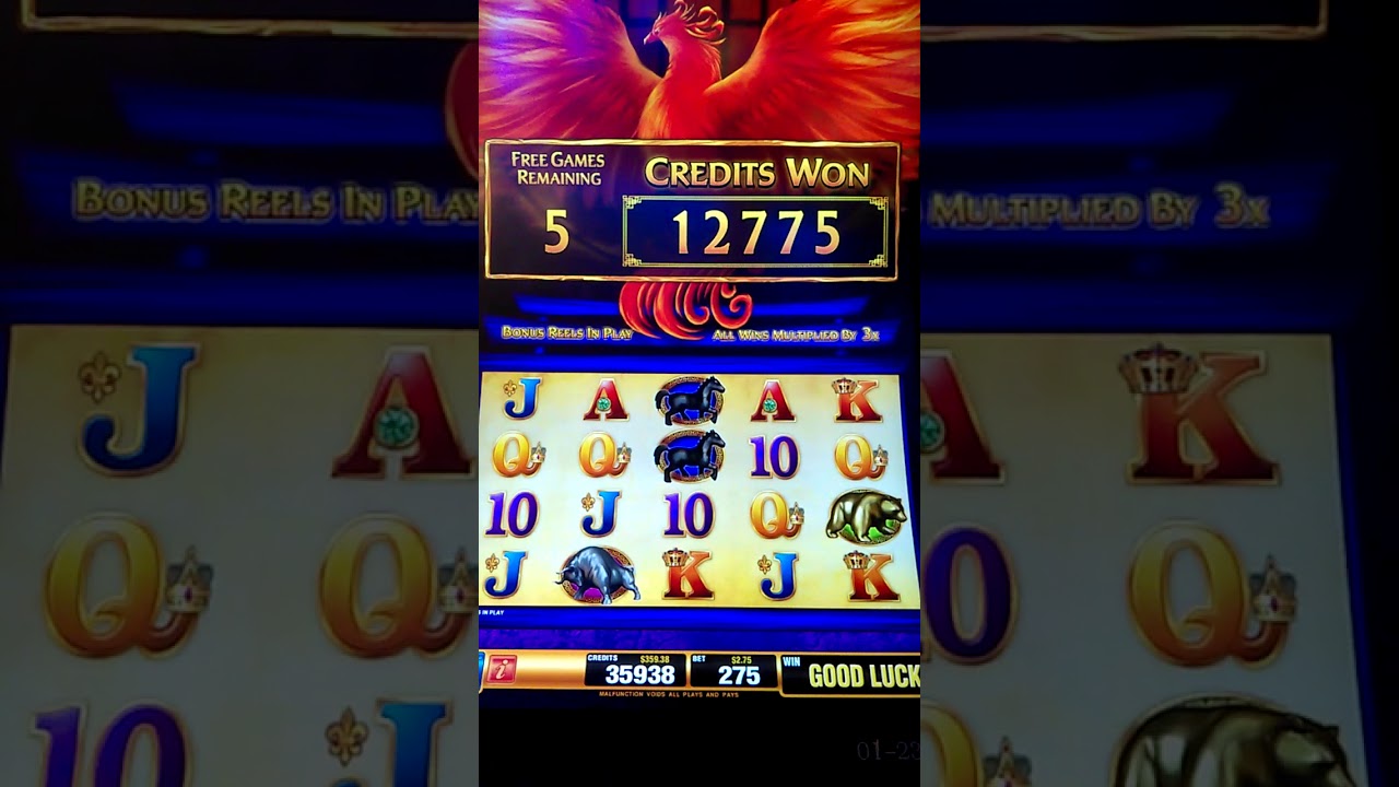 "Red Phoenix" slot machine "BIG WIN"!! - YouTube