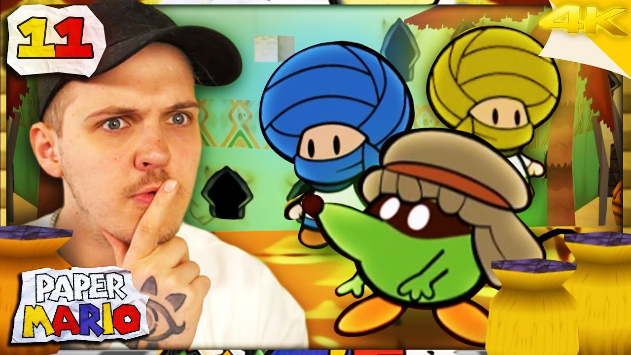 Let’s Play Paper Mario 64 #11 💫 Der geheime Maustafa im Staubtrockenen ...