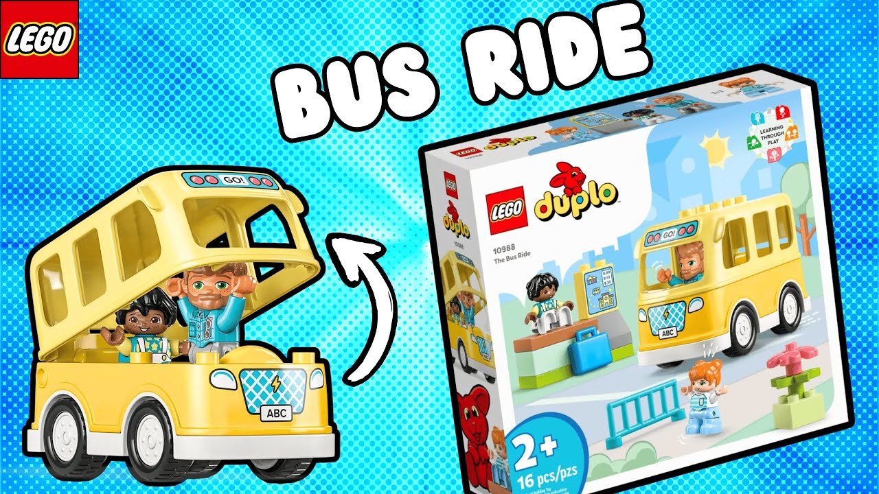 LEGO DUPLO Ep 4: The Bus Ride 10988 (unboxing & building) - YouTube