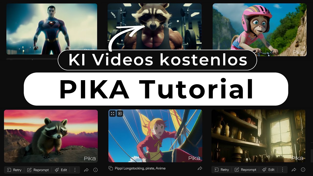 Die beste KI für Videoerstellung kostenlos benutzen (PIKA TUTORIAL) - YouTube
